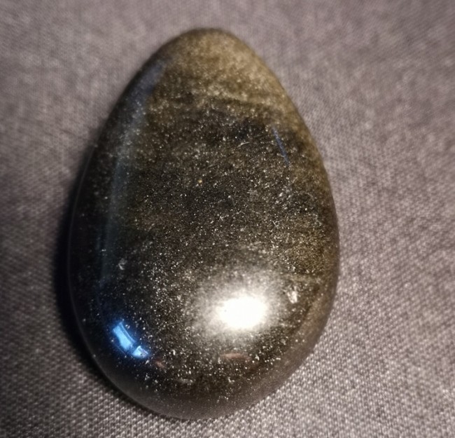 Obsidian - Goldobsidian : Edelsteine Obsidian - Obsidiangruppe